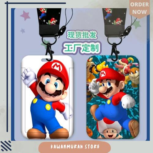 Jual Gantungan ID Card Holder Super Mario Trendy / Lanyard Super Mario ...