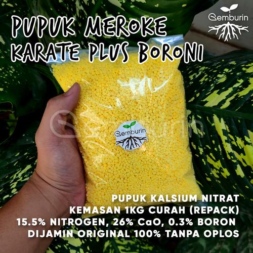 Jual Pupuk Meroke Karate Plus Boroni Kuning 1 kg Kemasan REPACK ...