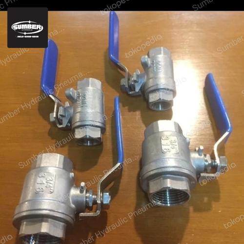 Jual BALL VALVE SANKYO 2 " INCH TYPE 2 PC 1000WOG SS316 - Jakarta Barat - Sumber Hydraulic ...