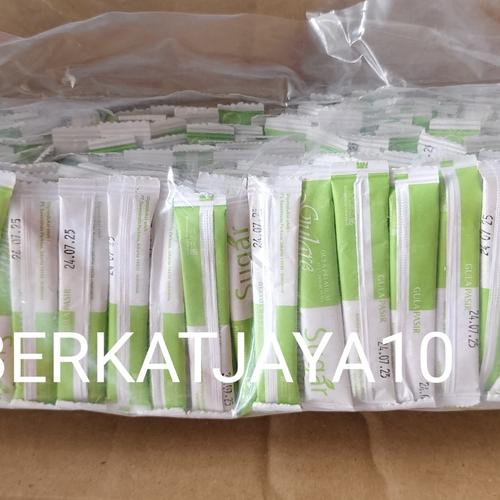 Jual Gulare White Sugar Stick repack isi 50pcs x 8grGula Pasir Putih ...
