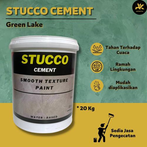 Jual Cat Stucco Cement Concrete Theme - Green Lake 20kg - Kota Bekasi ...