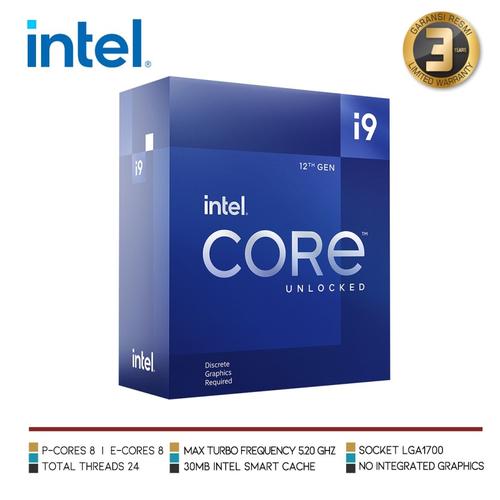Jual Intel Core i9 12900KF BOX 3.2GHz 16-Core Gen 12th Alder Lake LGA ...