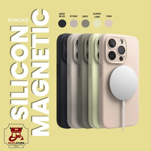 Jual Ringke Silicone Magnetic Case Iphone 15 ProMax 15Pro 15 Plus Iphone 15 - Deep Blue, Iphone ...