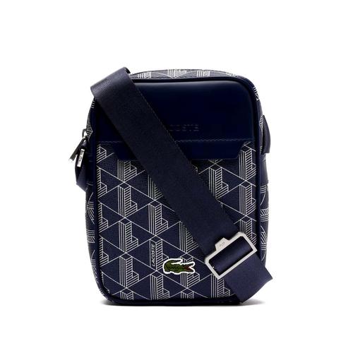 Jual LACOSTE The Blend Keychain Feature Vertical Shoulder Bag - Black ...