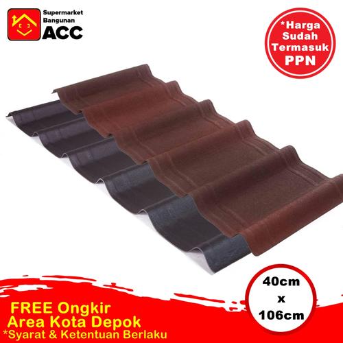 Jual Onduvilla Atap Merah & Hitam - Hitam - Kota Depok - Supermarket ...