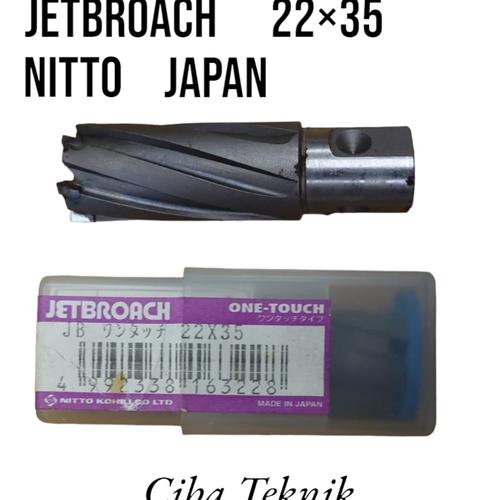 Jual mata bor Magnet jetbroach 22mm x 35L / 26mm ×35L TCT NITTO KOHKI ...
