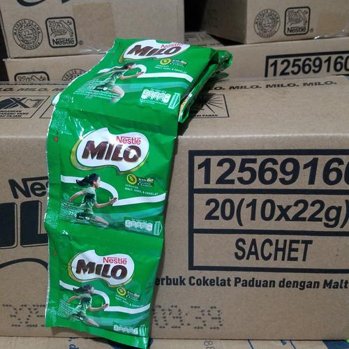Jual Susu Milo Active go Nestle 22 gr Renteng ( isi 10 sachet) Kemasan ...