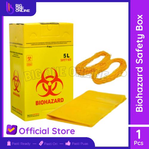 Promo Medical Safety Box Biohazard, Kotak Limbah Medis Infeksius ...