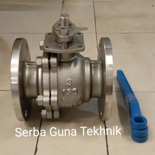 Jual Ball Valve (3 inch/DN80) SS316 Ansi 150 Flange - Jakarta Barat ...