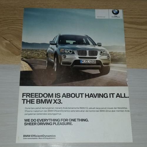 Jual Iklan Cetak Jadul BMW X3 - Kota Bandung - Kawan DuniaMayaShop ...