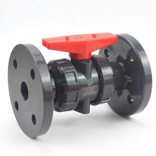 Jual True Union Ball Valve U PVC FLANGE JIS10K / DN25 / 1" INCH ...