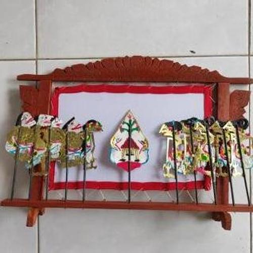 Jual Miniatur Pagelaran Wayang Kulit Murah I Wayang Kelir I Wayang ...