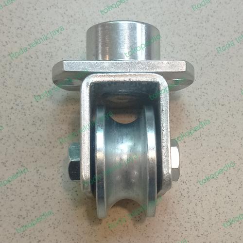 Jual roda pagar sliding 2 inchi heavy duty behel (rel tikung-belok ...