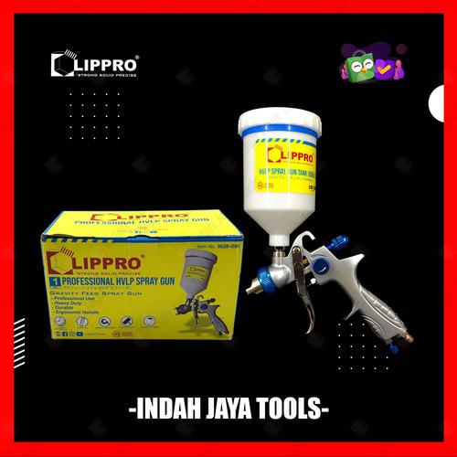 Jual LIPPRO 9828-G60 Spray Gun HVLP 600mL - Tabung Atas Alat Semprot ...