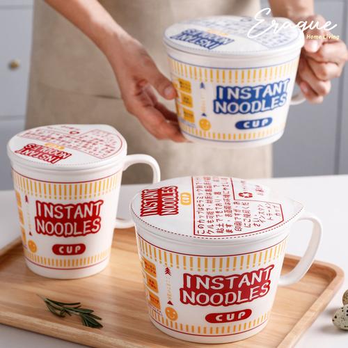 Jual Instant Noodle Bowl / Mangkok Mie Instan Keramik Jepang Lucu ...