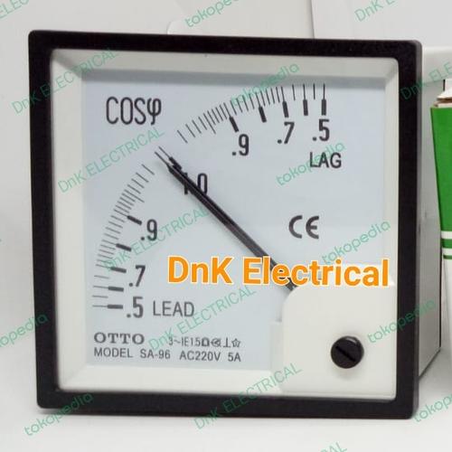 Jual Cos phi Meter / Cosphi Meter 96x96 Merk OTTO AC 220V 5A - Jakarta ...