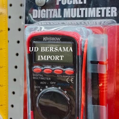 Jual EL KRISBOW Alat Ukur Multimeter Digital/Alat Ukur Tegangan Listrik ...