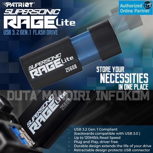 Jual Patriot Supersonic Rage Lite 32GB 64GB 128GB 256GB USB3.2 Flash Drives - 256GB - Jakarta ...