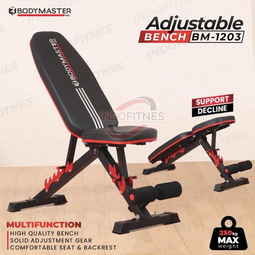 Jual adjustable bench press kursi fitness gym bench alat olahraga - Kab ...