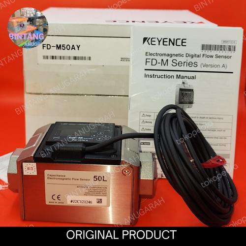 Jual Keyence FD-M50AY 50L Capacitance Electromagnetic Flow Sensor ...