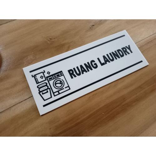 Jual Papan Akrilik Ruang Laundry sign board - Kota Yogyakarta ...