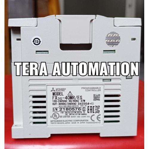 Jual Plc Mitsubishi Fx3G-40Mr/Es-A Fx3G-40Mr/Es 24 X Input 16 X Output ...
