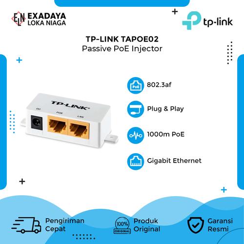 Jual TP-Link TAPOE02 Passive Poe Injector Gigabit - Jakarta Pusat ...