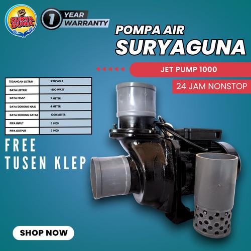 Jual JUAL POMPA AIR MODIFIKASI TYPE JETPUMP 1000 PIPA 3 DIM READY - Kab ...
