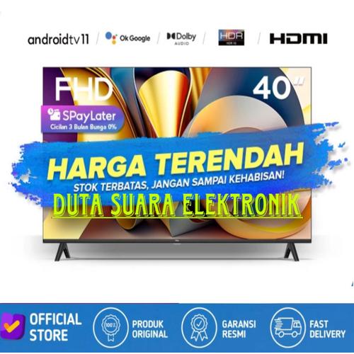 Promo TCL 40 inch Smart LED TV - Android 11.0 - HD - Dolby Audio - GVA ...