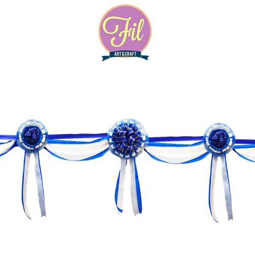 Jual Pita Peresmian Set / Pita Rumbai / Pita Grand Opening / Biru Putih ...