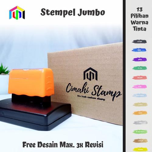 Jual NEW !!! CETAK CUSTOM STEMPEL FLASH JUMBO / STEMPEL BESAR UNTUK CAP ...