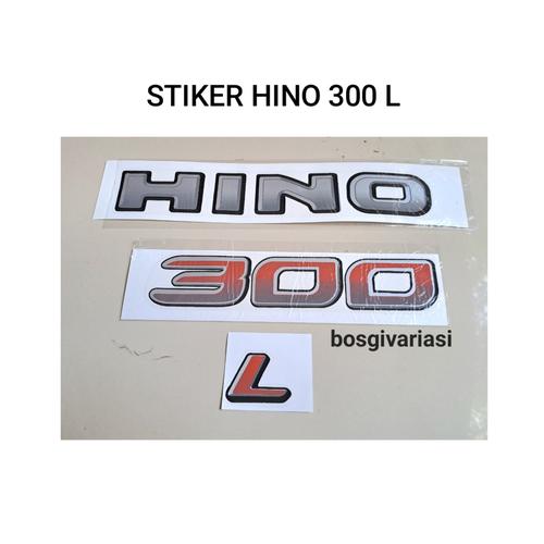 Jual stiker sticker tulisan Hino 300 L dutro toyota - 300 - Jakarta ...