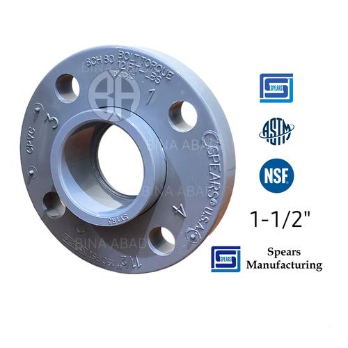 Jual Vanstone Flange CPVC SCH 80 Socket ANSI Size 1-1/2 Inch SPEARS USA ...