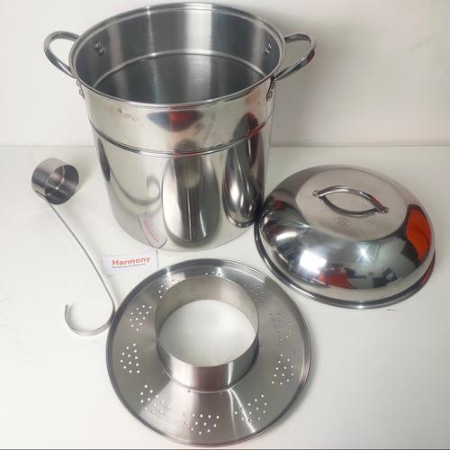 Jual Supra Bakso Pot 30QT Panci Bakso Dandang Bakso + Tutup Stainless ...