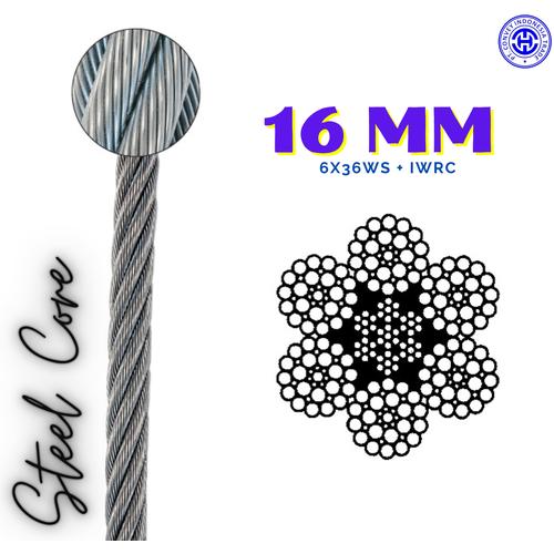 Jual CONVEY WIRE ROPE / KAWAT SLING BAJA 6x36 IWRC 16mm UNGALV - 1 Meter - Jakarta Utara ...