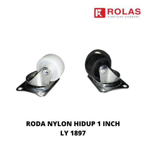 Jual RODA NYLON HIDUP 1 INCH LY 1897 / JUAL RODA NYLON / RODA KASTOR ...