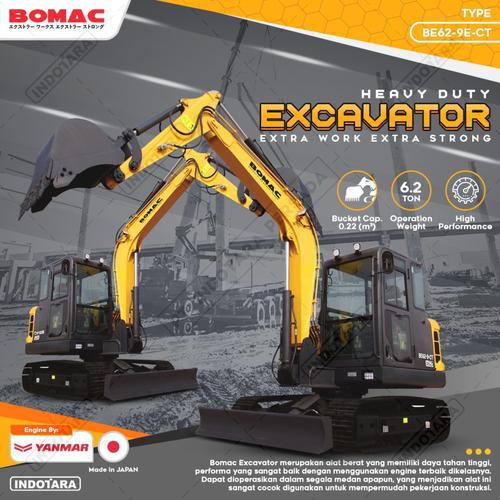 Promo Bomac Excavator 6.2T - BE62 9E CT Cicil 0% 3x - Kab. Tangerang ...