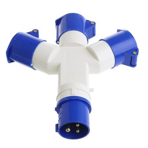 Jual INDUSTRIAL MULTIPLE SOCKETS FORT CEE 3 PIN 16A 1013 2P+E 16A ...