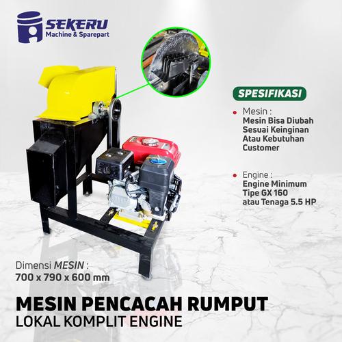 Jual Mesin Pencacah Rumput Lokal Komplit Engine - Kota Surabaya - CV ...