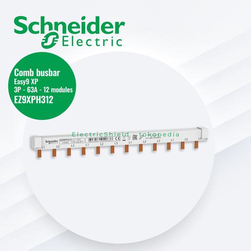 Jual Comb busbar Easy9 XP 3P 63A 12 modules - EZ9XPH312 - Jakarta Pusat ...