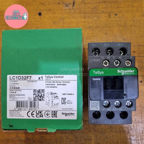 Jual KONTAKTOR LC1D32F7 110V 3PHASE SCHNEIDER - Jakarta Pusat - Kim Electricc | Tokopedia