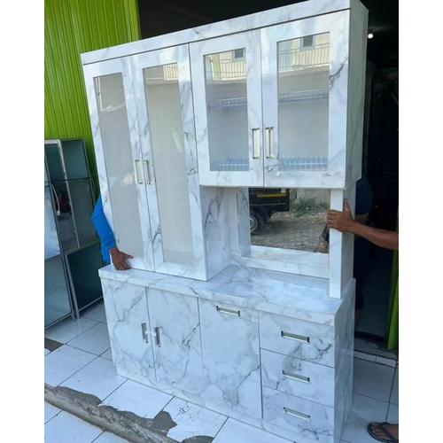 Jual Rak dapur hpl pintu 4 rak sayur hpl pintu 4 rak piring hpl pintu 4 ...