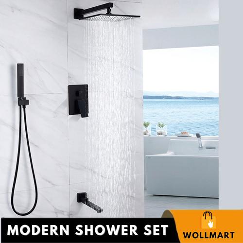 Promo Shower Set Tanam Dinding 3 Ways Modern Shower Wall Mounted ...