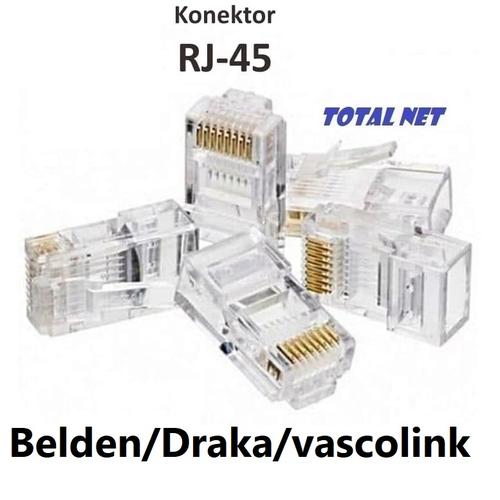Jual Belden Atau AMP Connector RJ45 Cat 5e Eceran - Merk Biasa ...