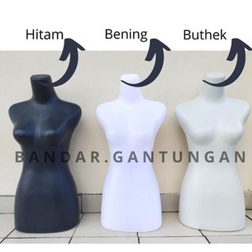 Jual Manekin Dm Cewek Plastik Patung Setengah Badan Torso Tanpa Kepala ...