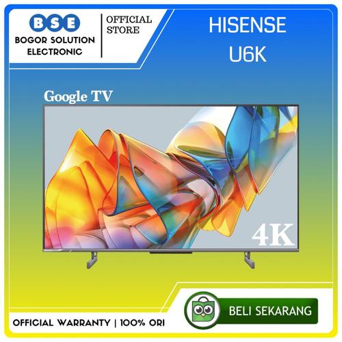 Promo Google TV 65 Inch 4K Google TV Android 65 Hisense 65U6K Hisense ...