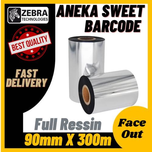Jual Ribbon FULL Resin 90mm X 300M Core 1 Inchi ( Face Out ) Pita ...