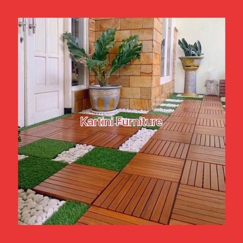 Jual Decking tile kayu jati lantai kayu ubin kayu harga spesial - Kab ...
