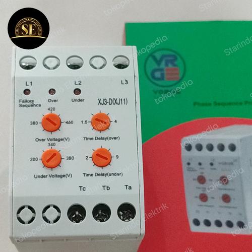 Jual VORGE XJ3D Phase Failure Relay Over / Under Voltage Protection ...