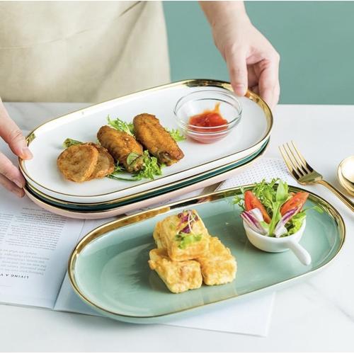 Promo PetiteMaison Oval Plate / Fish Plate / Piring sayur oval / piring ...